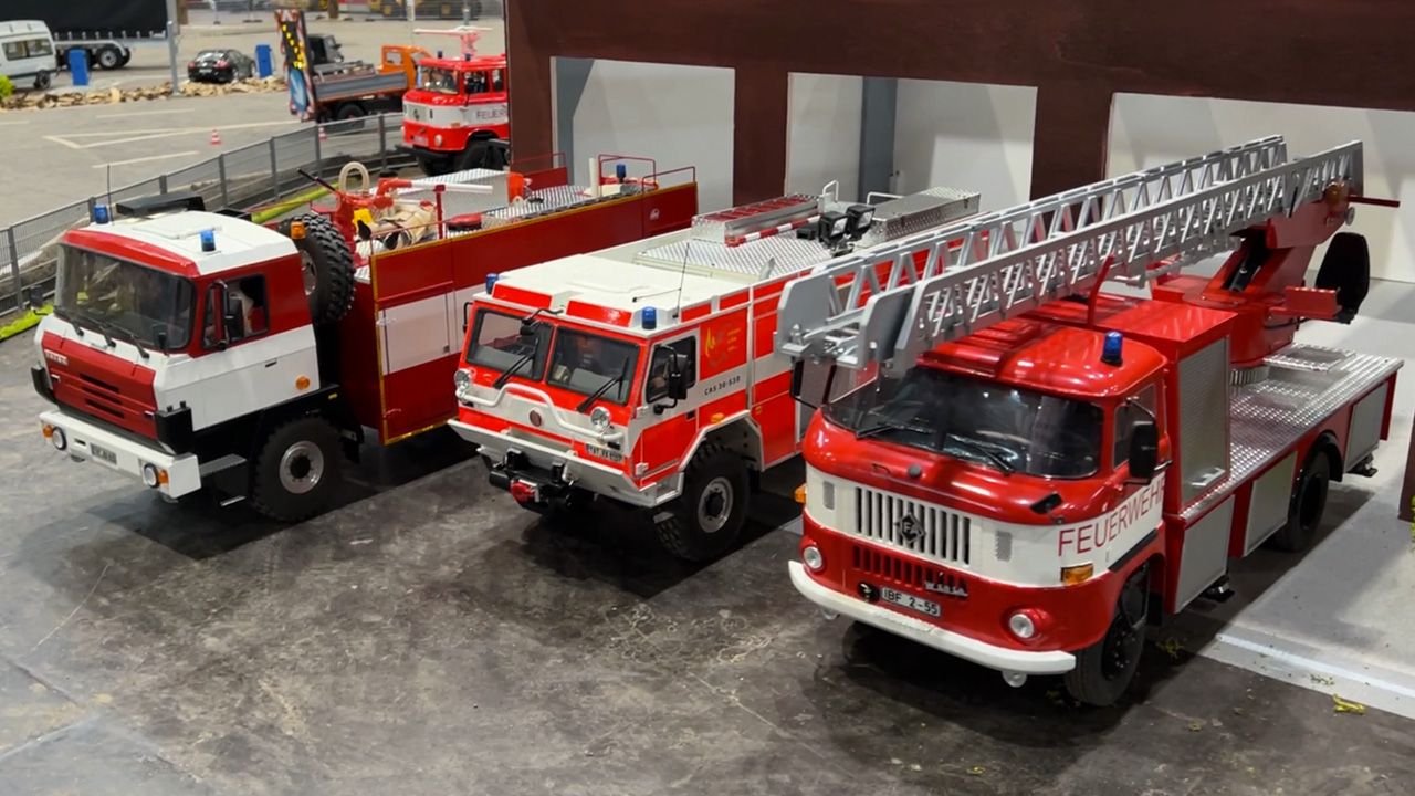 RC modely | Hasičská auta Tatra a IFA | Stream
