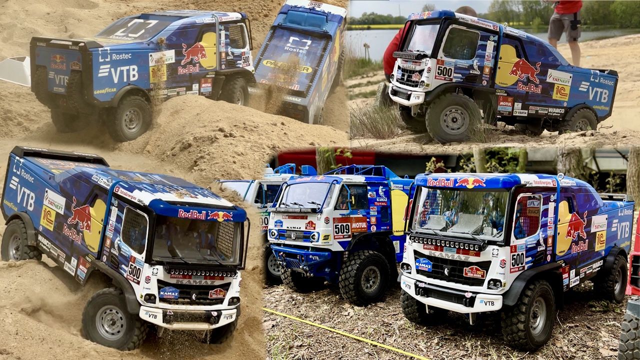 RC Kamaz Dakar truck na rally závodech | Stream